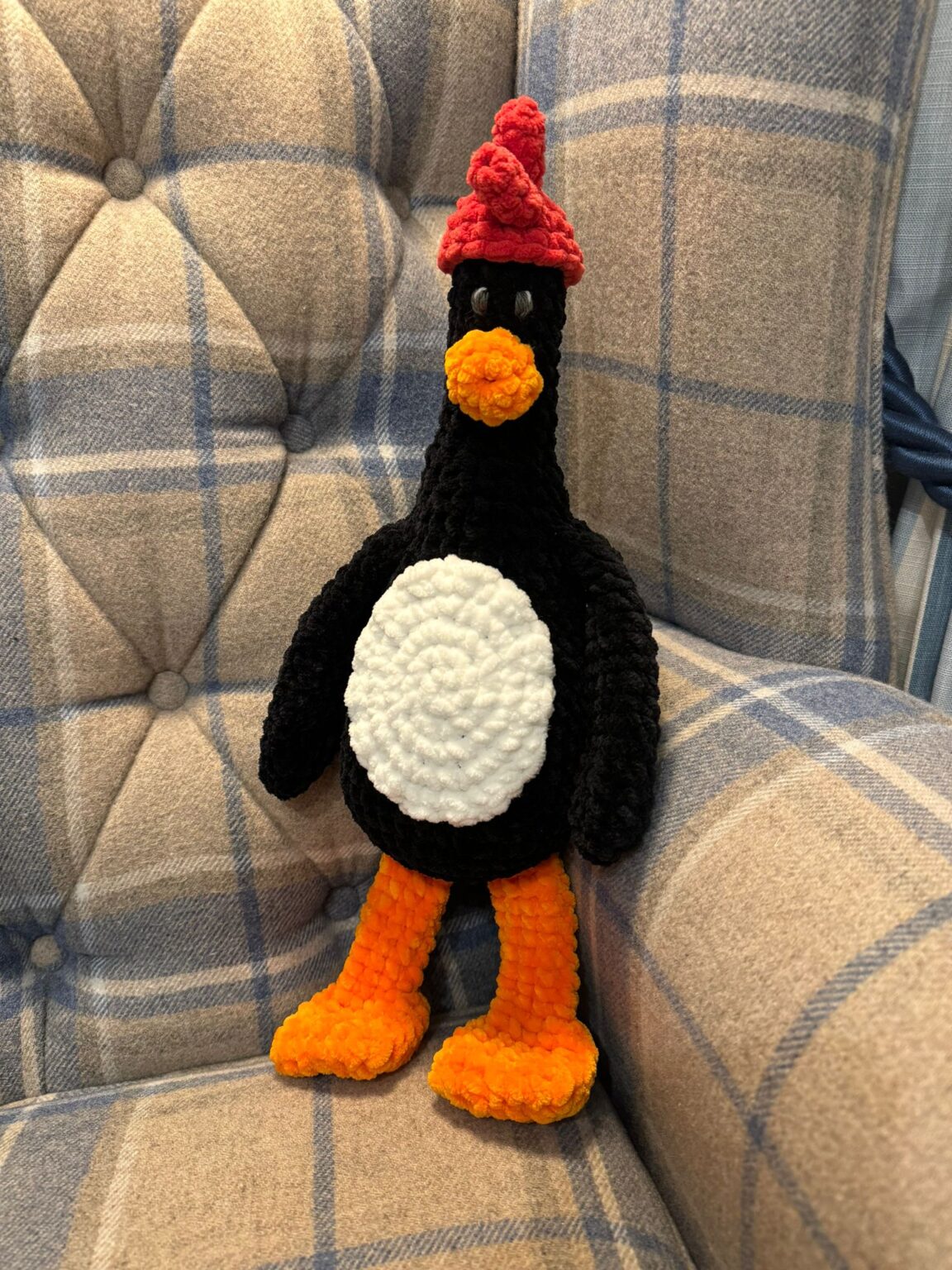 Feathers Mcgraw crochet pattern